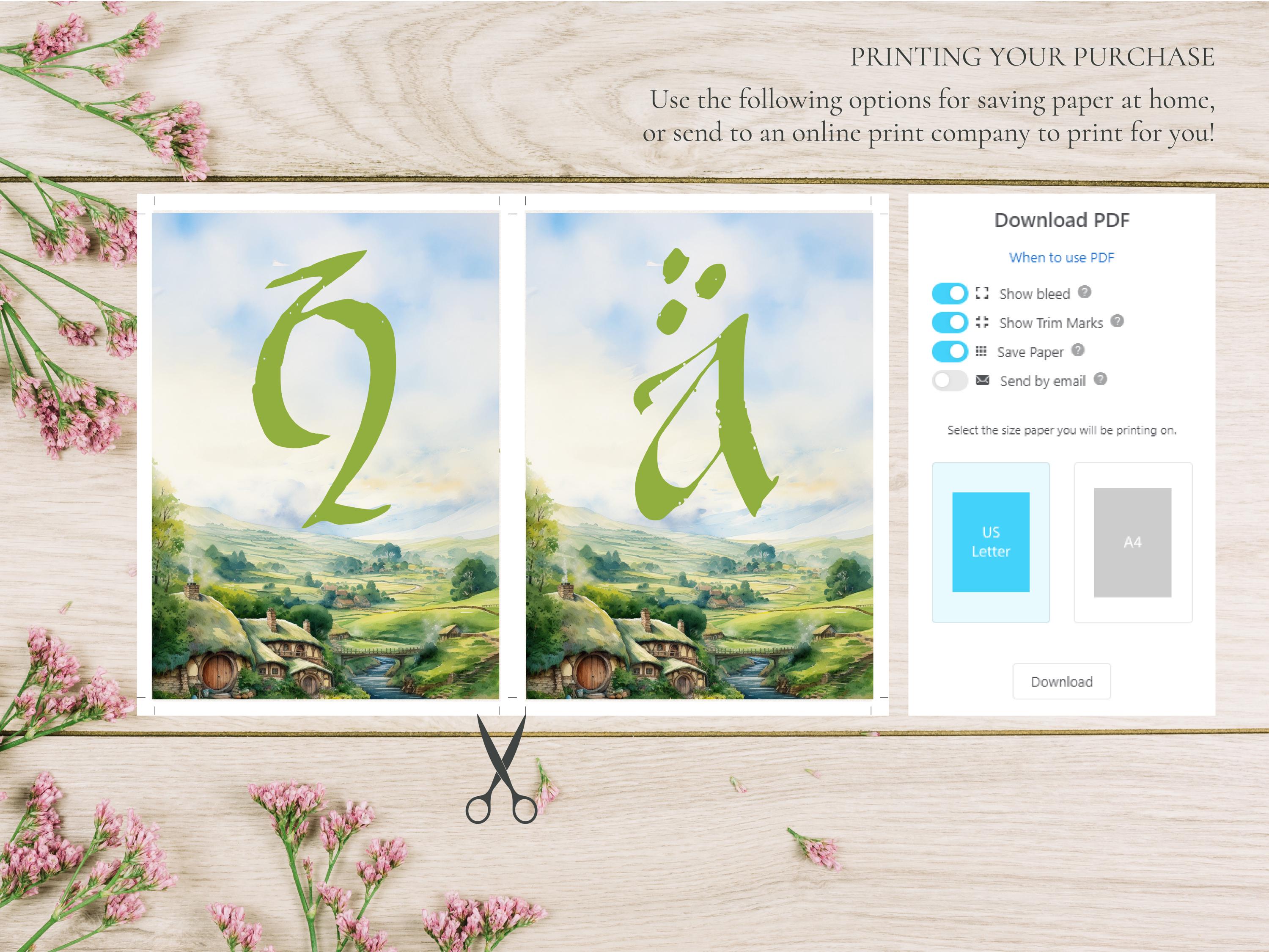 Hobbit Birthday Banner Editable, Geeky Happy Birthday Banner Template ...