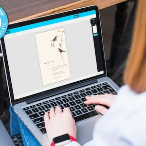 Vintage Birds Wedding Invitation Set, Nature Wedding Invite, Vintage ...