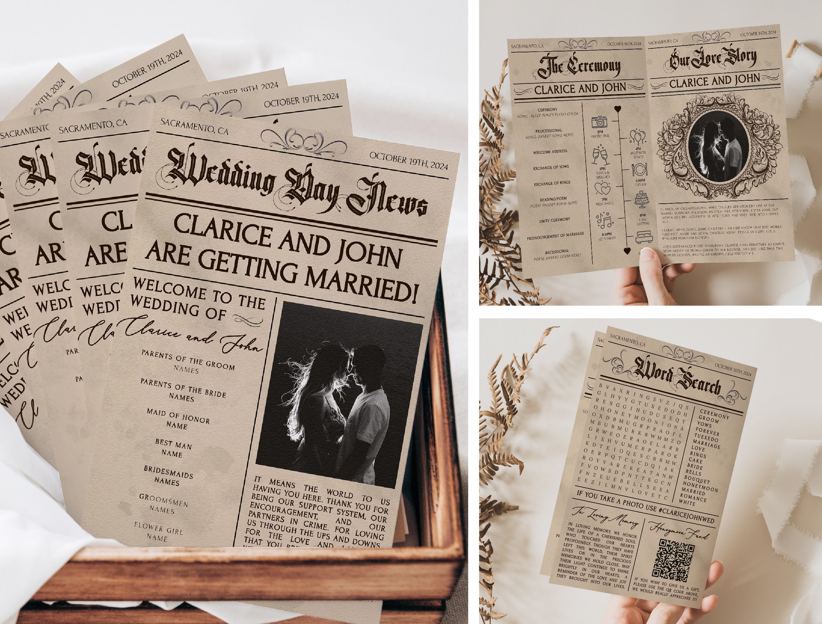 1940s Wedding Invitations 1940s Wedding Invitation Etsy