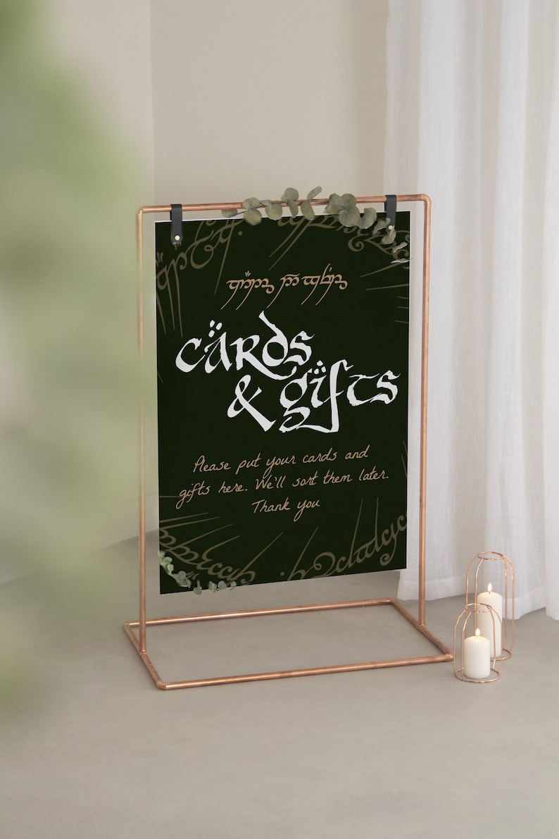 LOTR Wedding Set Large Bundle Editable Templates, Geek Wedding, Tolkien ...