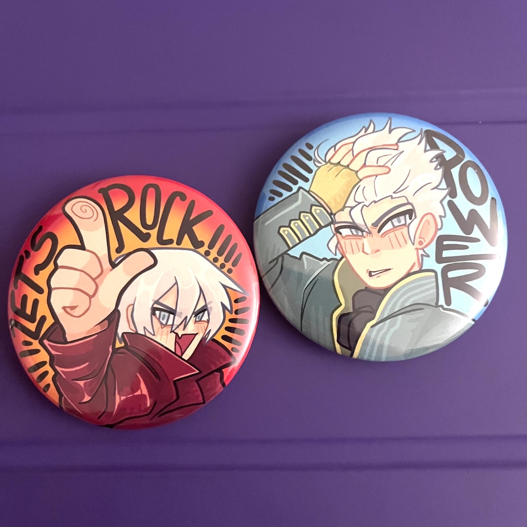 Devil Boy Badges DMC - Etsy
