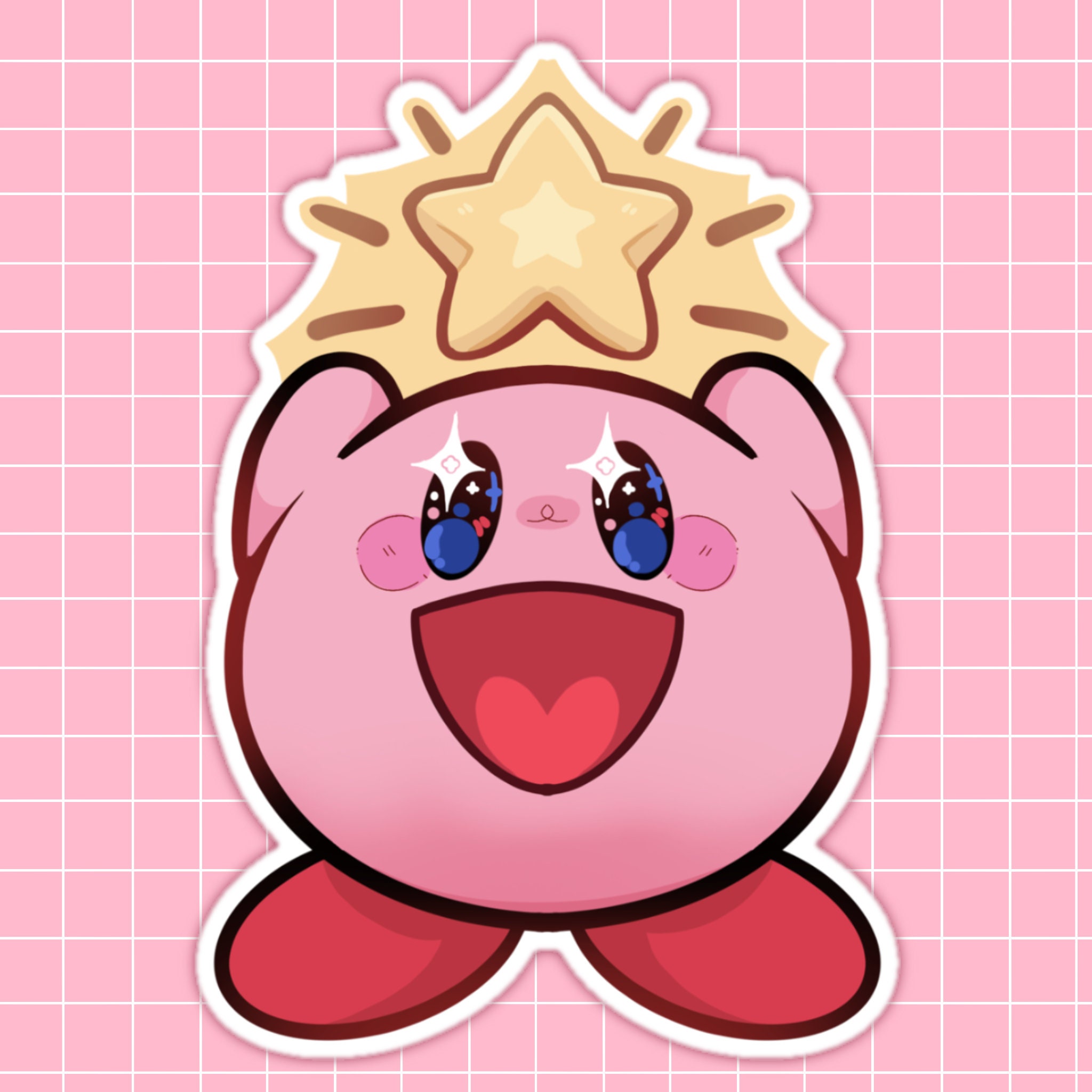 Poyo Kirby Stickers - Etsy