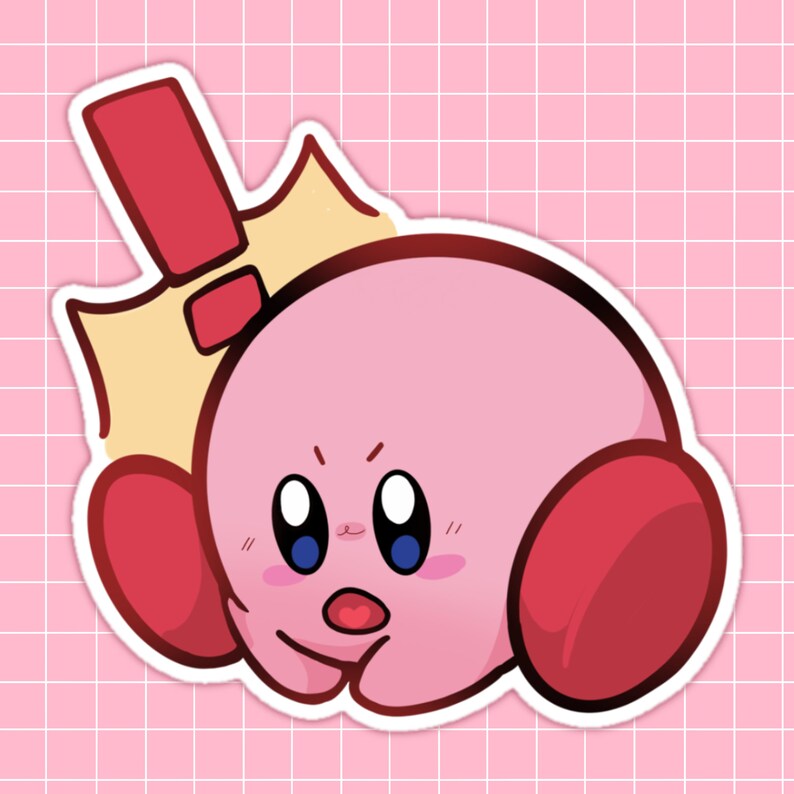 Poyo Kirby Stickers - Etsy