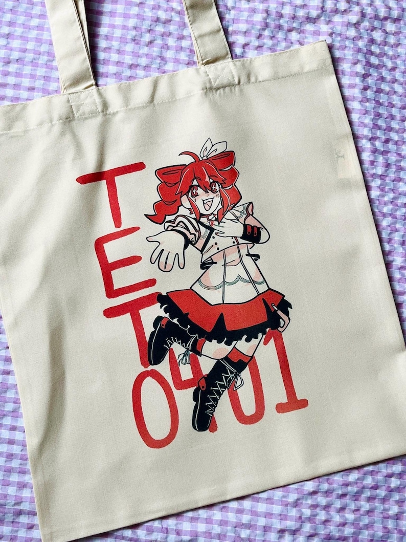 Kasane Teto Tote Bag! Utau Vocaloid - Etsy