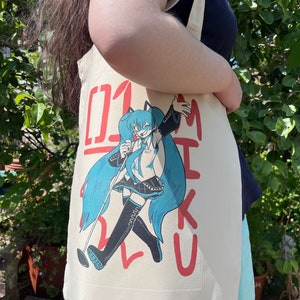 Miku Tote Bag! - Etsy