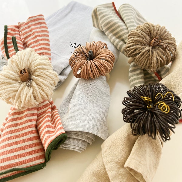 Autumn Napkin Rings - Etsy