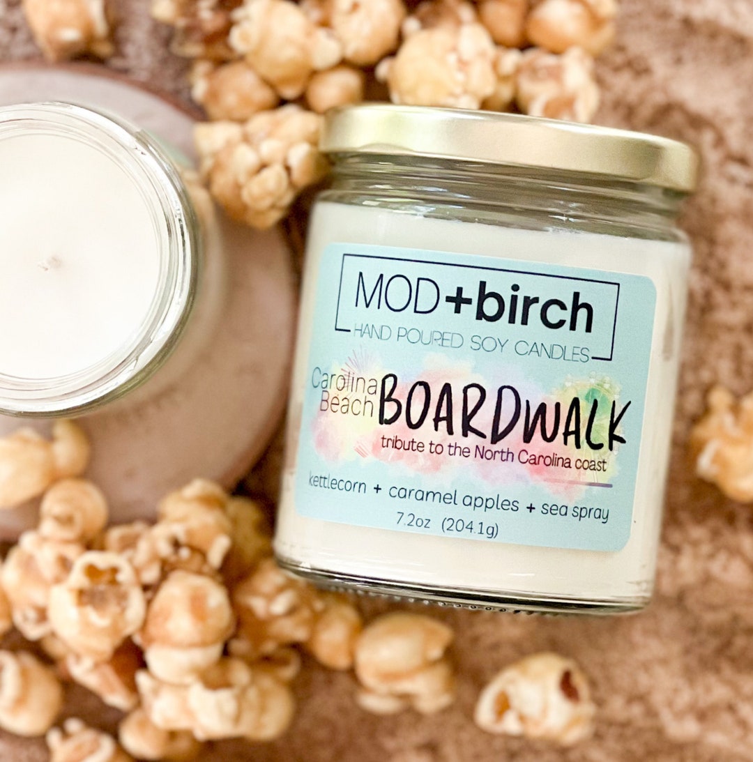 Boardwalk Candle | Dessert Candle | Beach Candle | Soy Candle | Sea ...