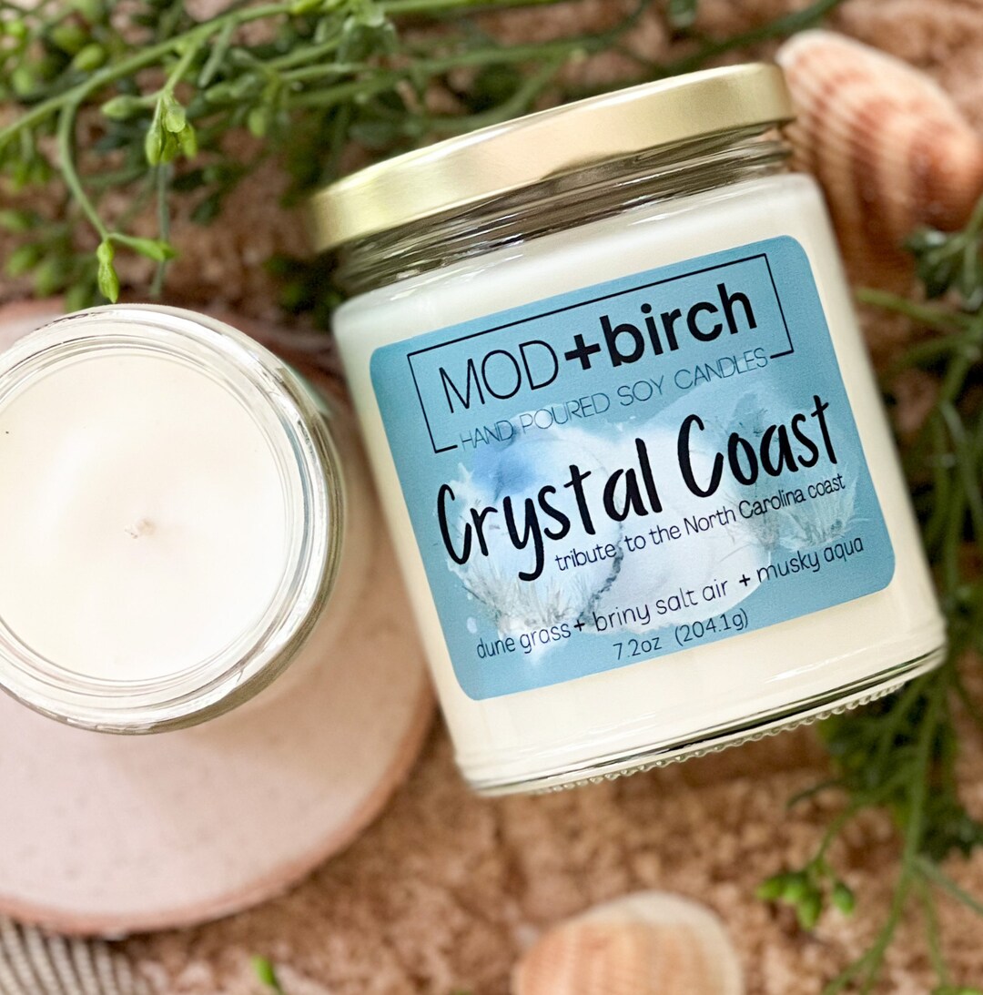 Crystal Coast Candle | Sea Salt Candle | Beach Candle | Scented Candle ...