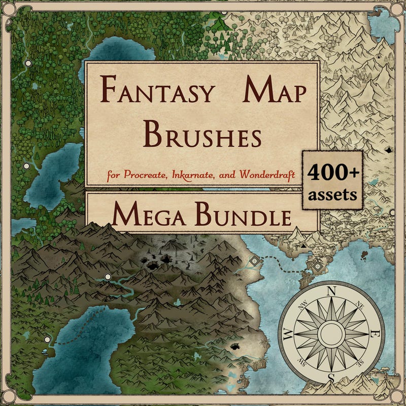 Fantasy Maps - Etsy