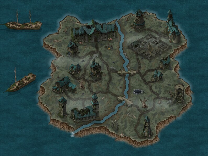 Custom Fantasy Map for Writers Dnd Decoration Digital - Etsy