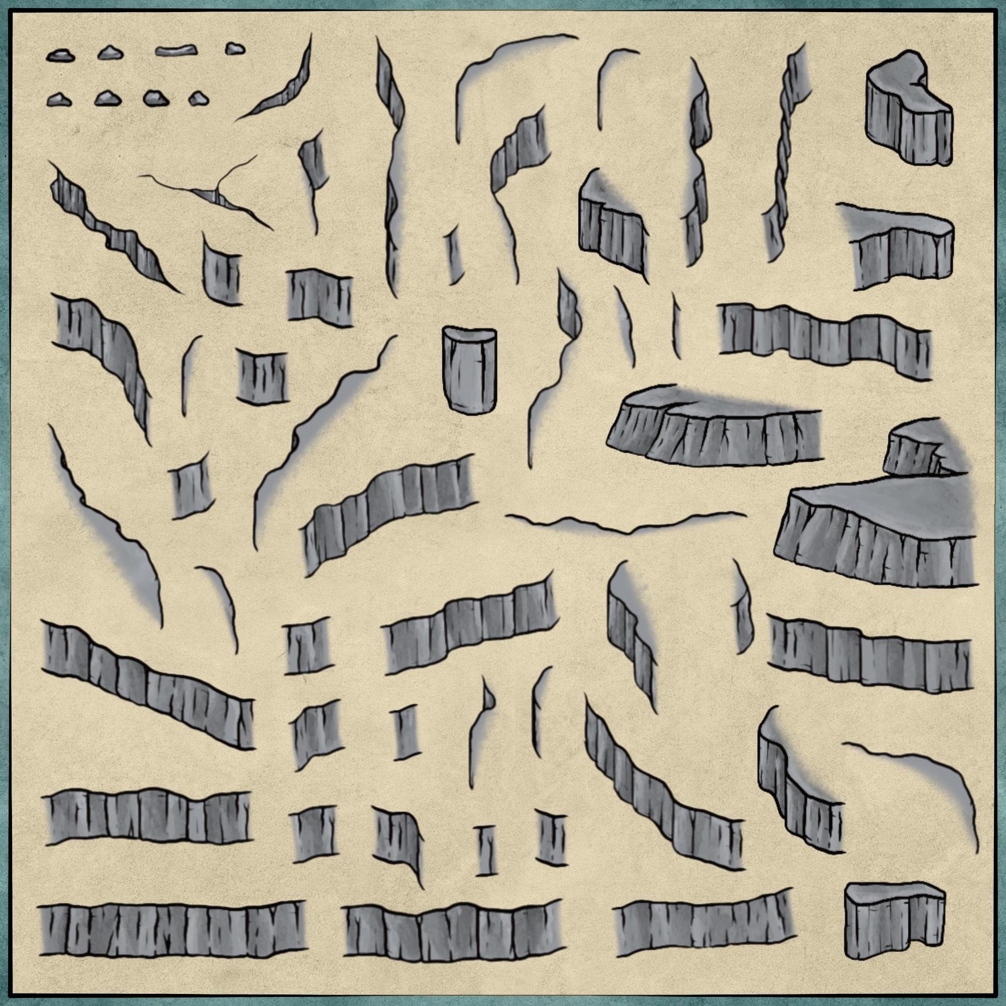 Fantasy Map Brushes & Assets: Starter Bundle | Procreate, Inkarnate ...
