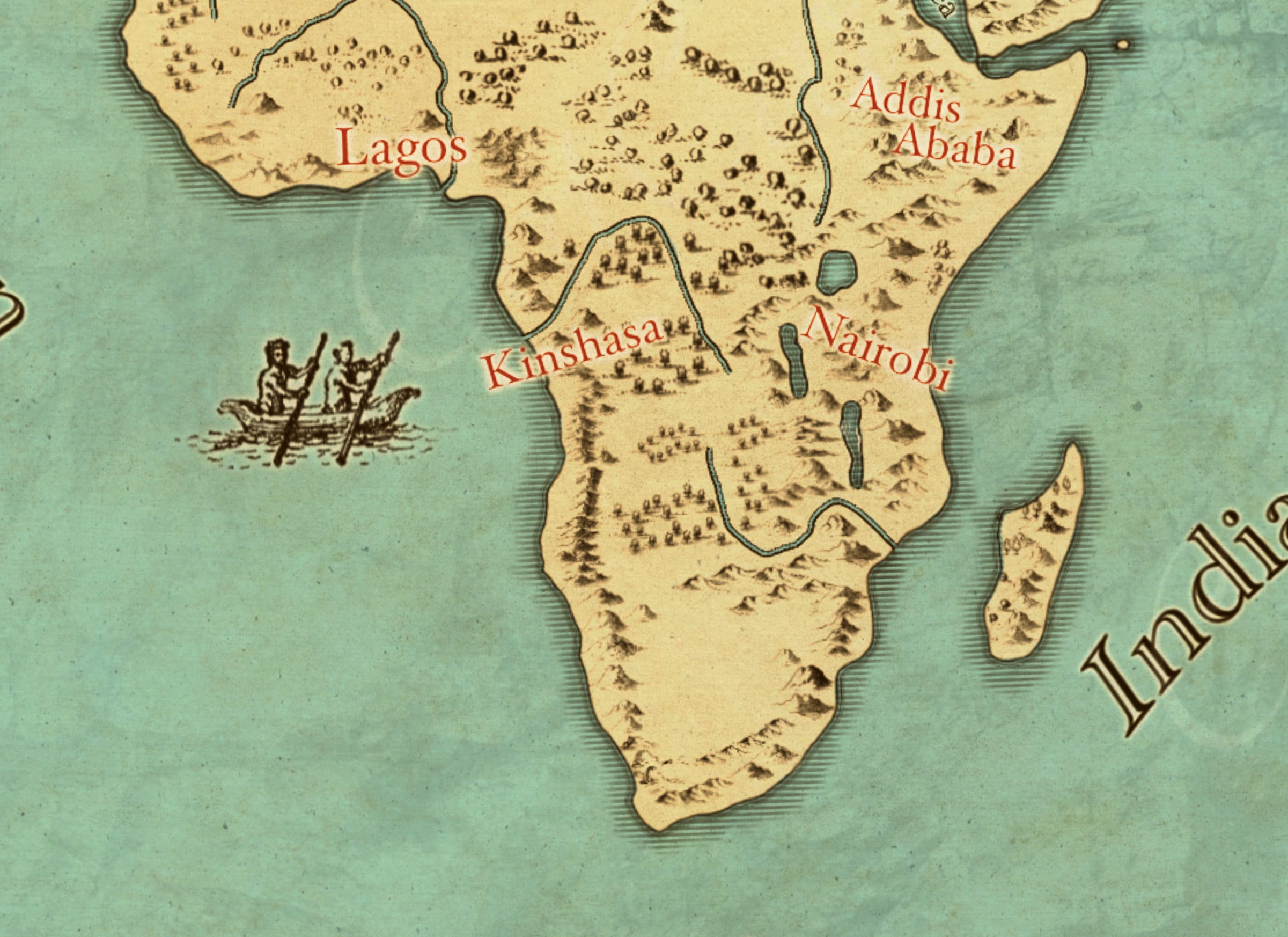 Custom Fantasy Map for Writers, Dnd, Decoration, Digital Download, Wall ...