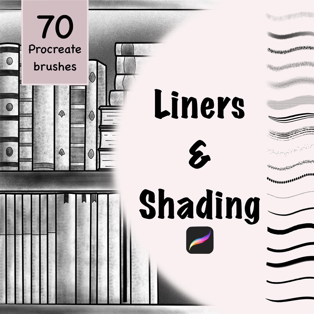 Fine Liner and Shading Brushes for Procreate | Fineliners, Micron ...