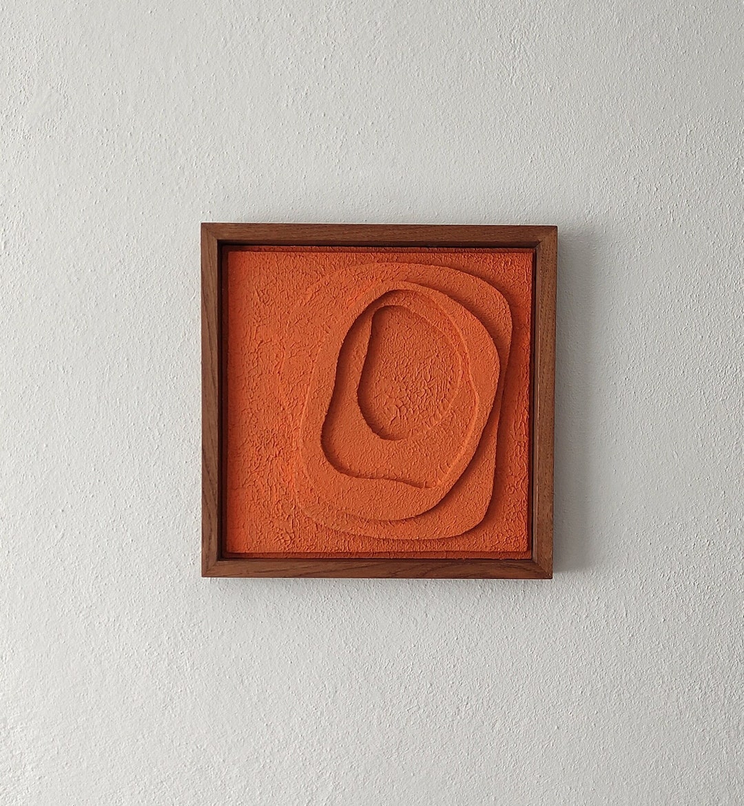 Abstract 3D Wall Art, Abstract Textured Wall Art, Plaster Textured Wall ...