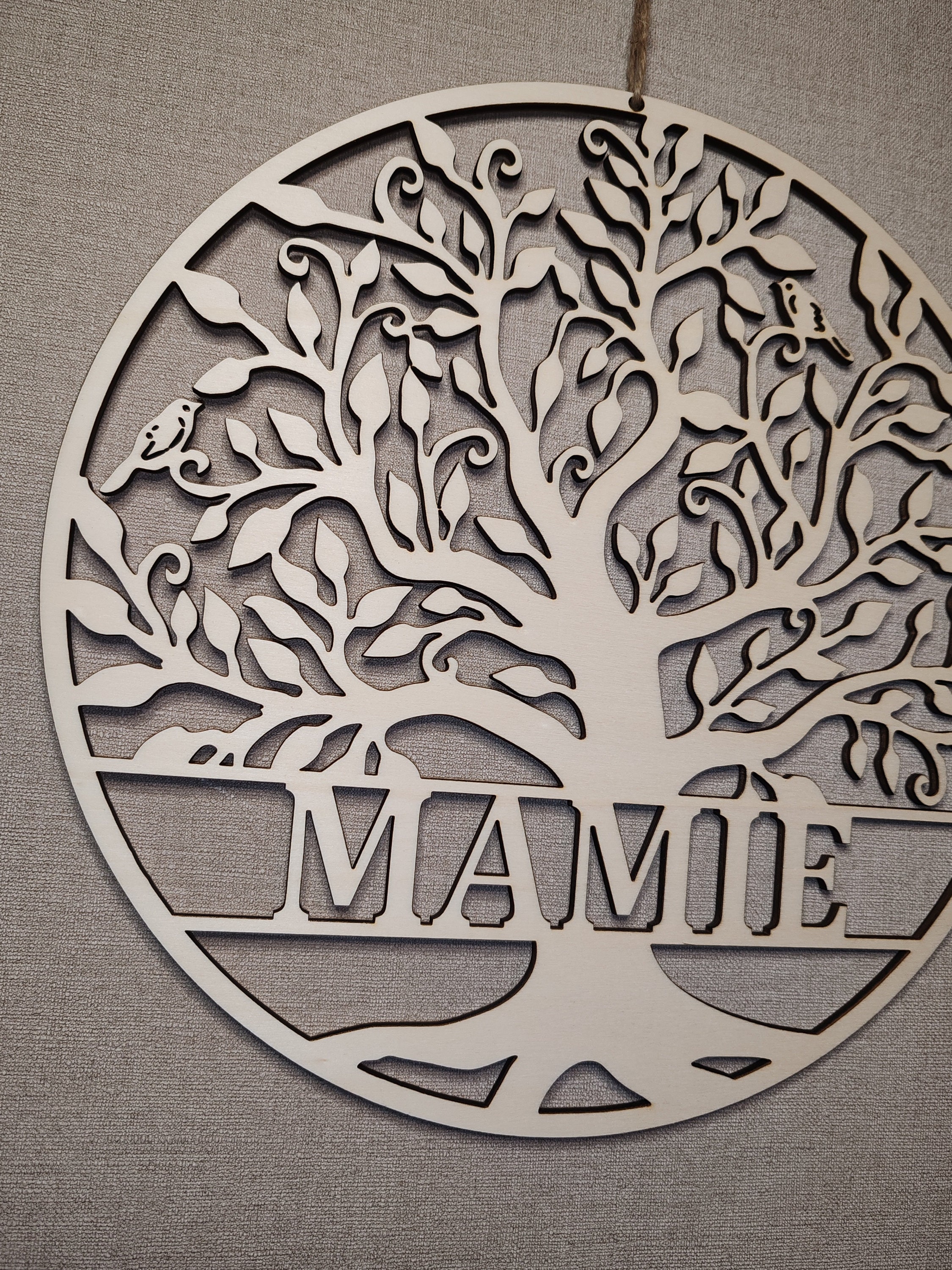 Personalized Tree of Life for Grandma With Heart - Etsy
