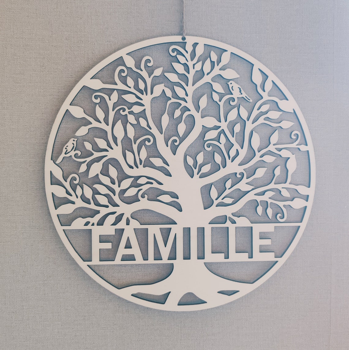 Personalized Family Tree of Life With Heart - Etsy