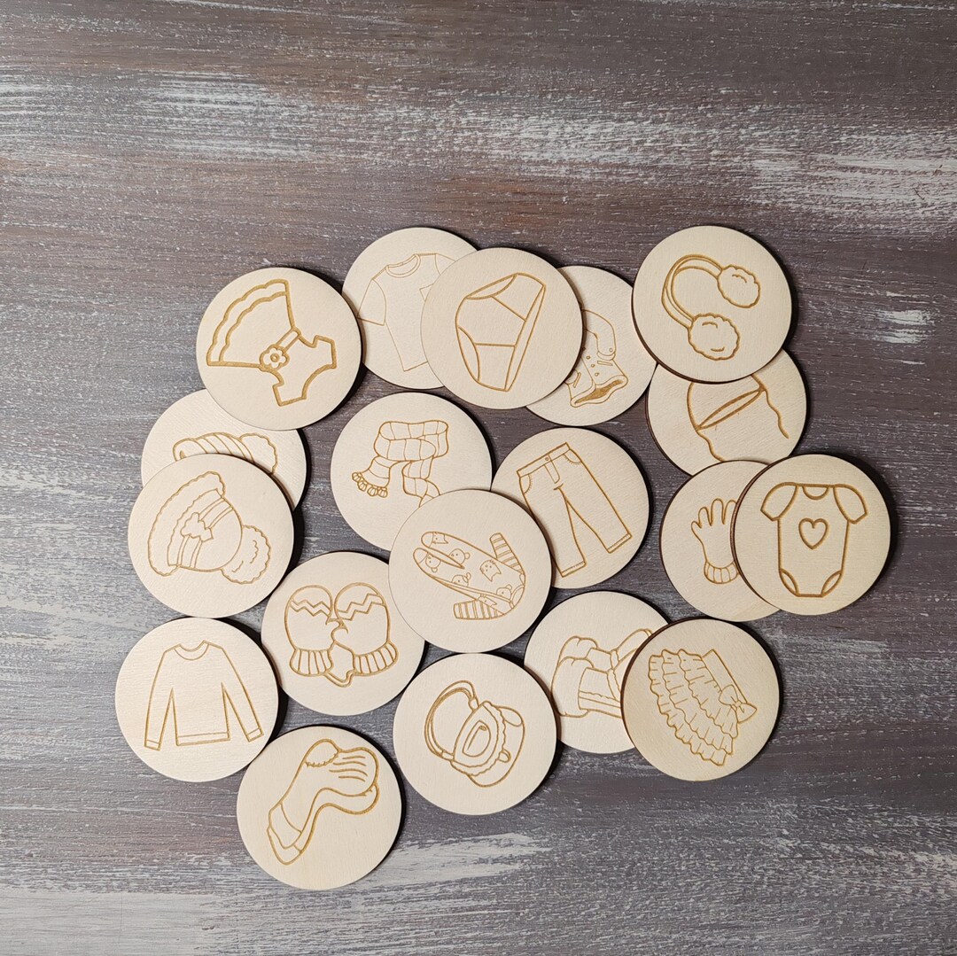 Montessori Labels for Storing Children's Clothes - Etsy