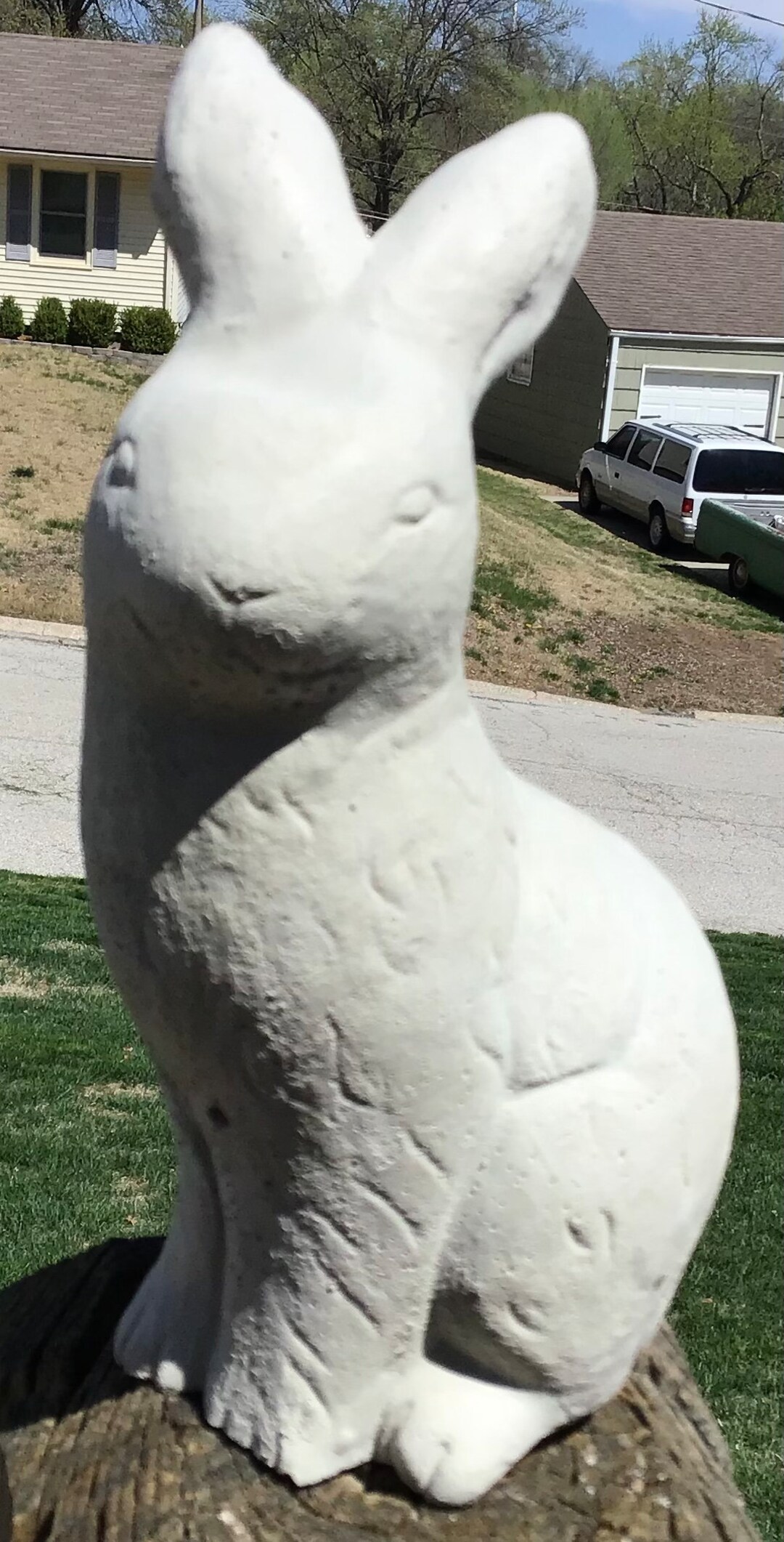 Yard Art Gnomes Bunny Rabbit Bookends Doorstop Paper Weight - Etsy