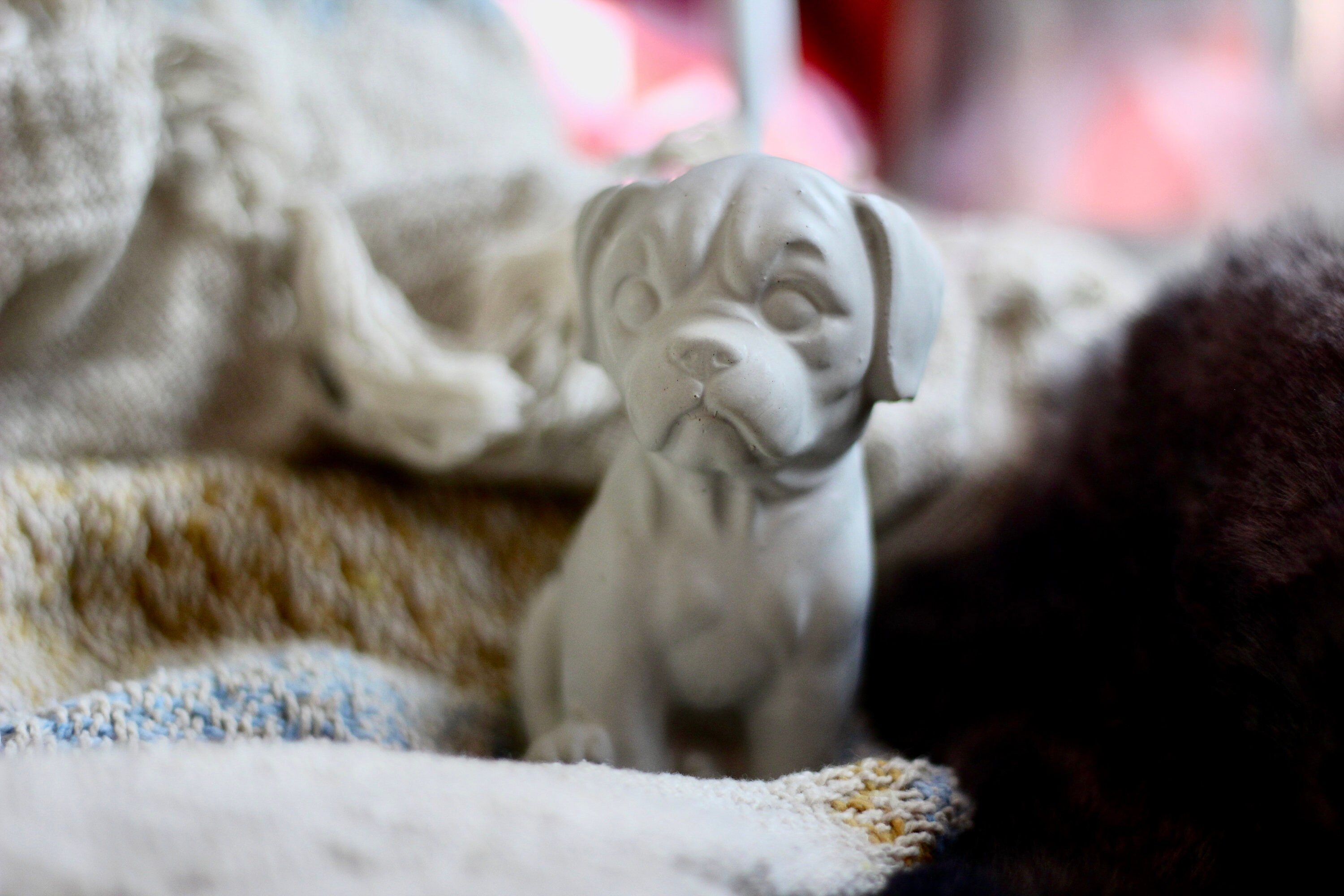 Dog Puppy Yard Art Concrete Cement Deco Paper Weight - Etsy