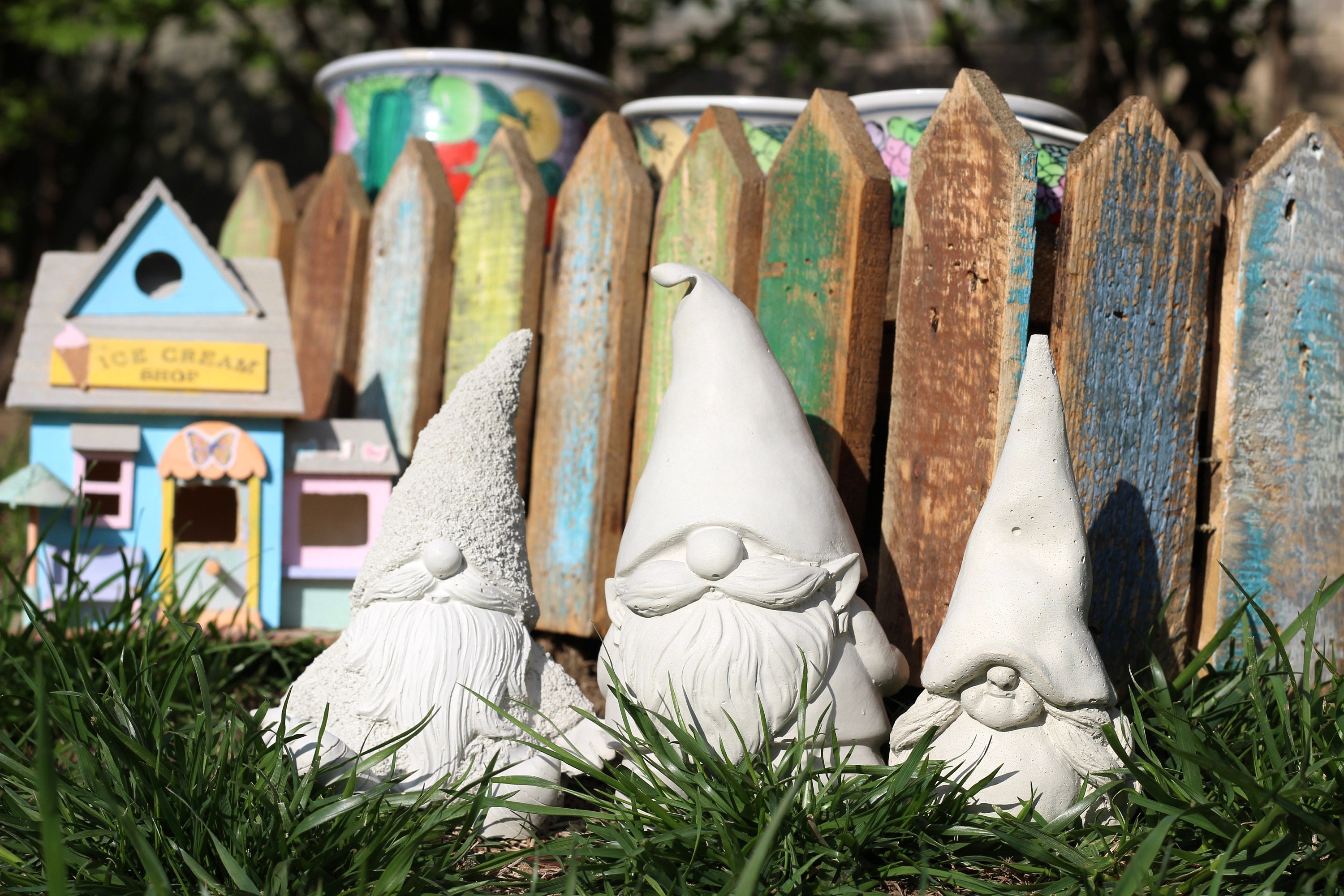 Gnome Yard Art Bookends Door Stops Paper Weights - Etsy