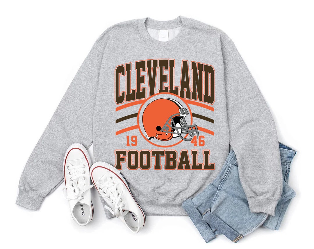 Custom Cleveland Football Sweatshirt T-shirt Hoodie, Football Crewneck ...