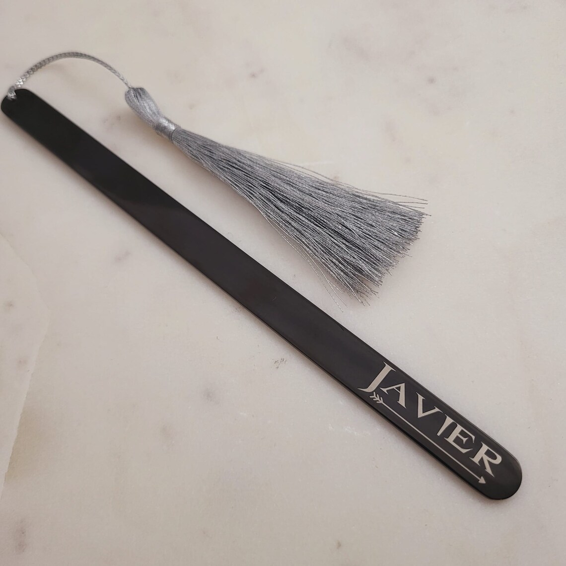 Personalized Name Bookmarks. Custom Engrave a Name on Metal Bookmark ...