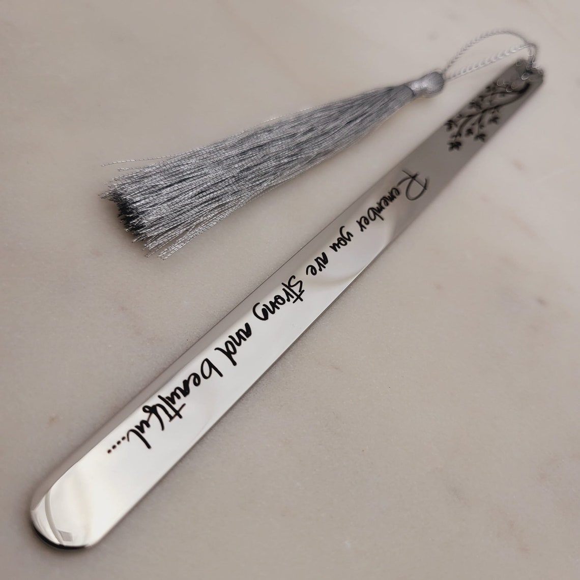 Girl Bookmark Remember You Are Strong and Beautiful Bookmark for Girls ...