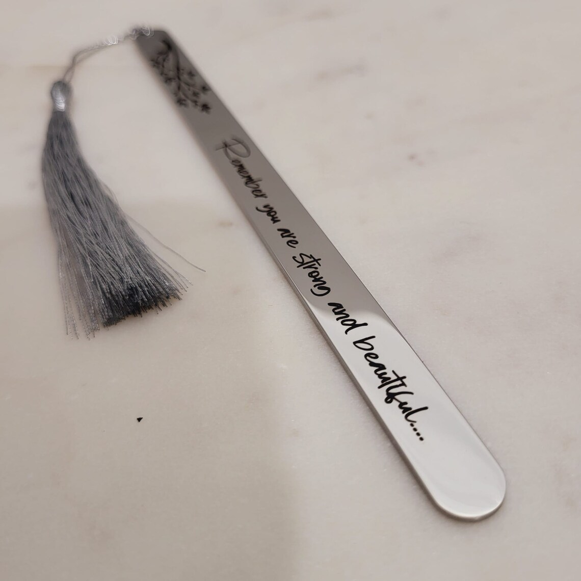 Girl Bookmark Remember You Are Strong and Beautiful Bookmark for Girls ...