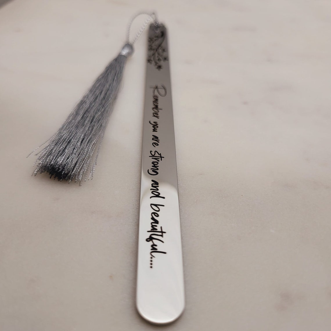 Girl Bookmark Remember You Are Strong and Beautiful Bookmark for Girls ...