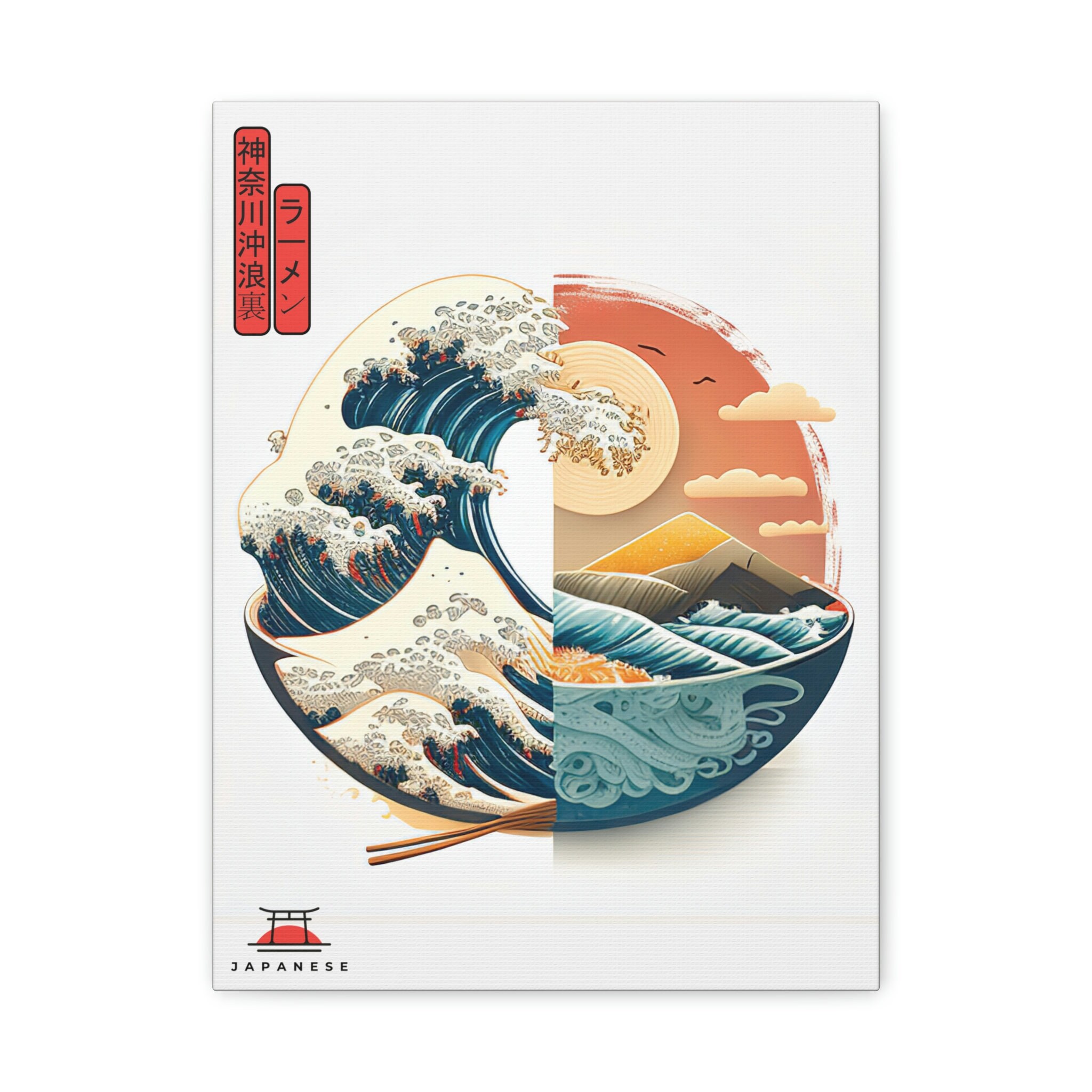 The Great Wave off Kanagawa, Great Ramen off Kanagawa Noodle Bowl ...
