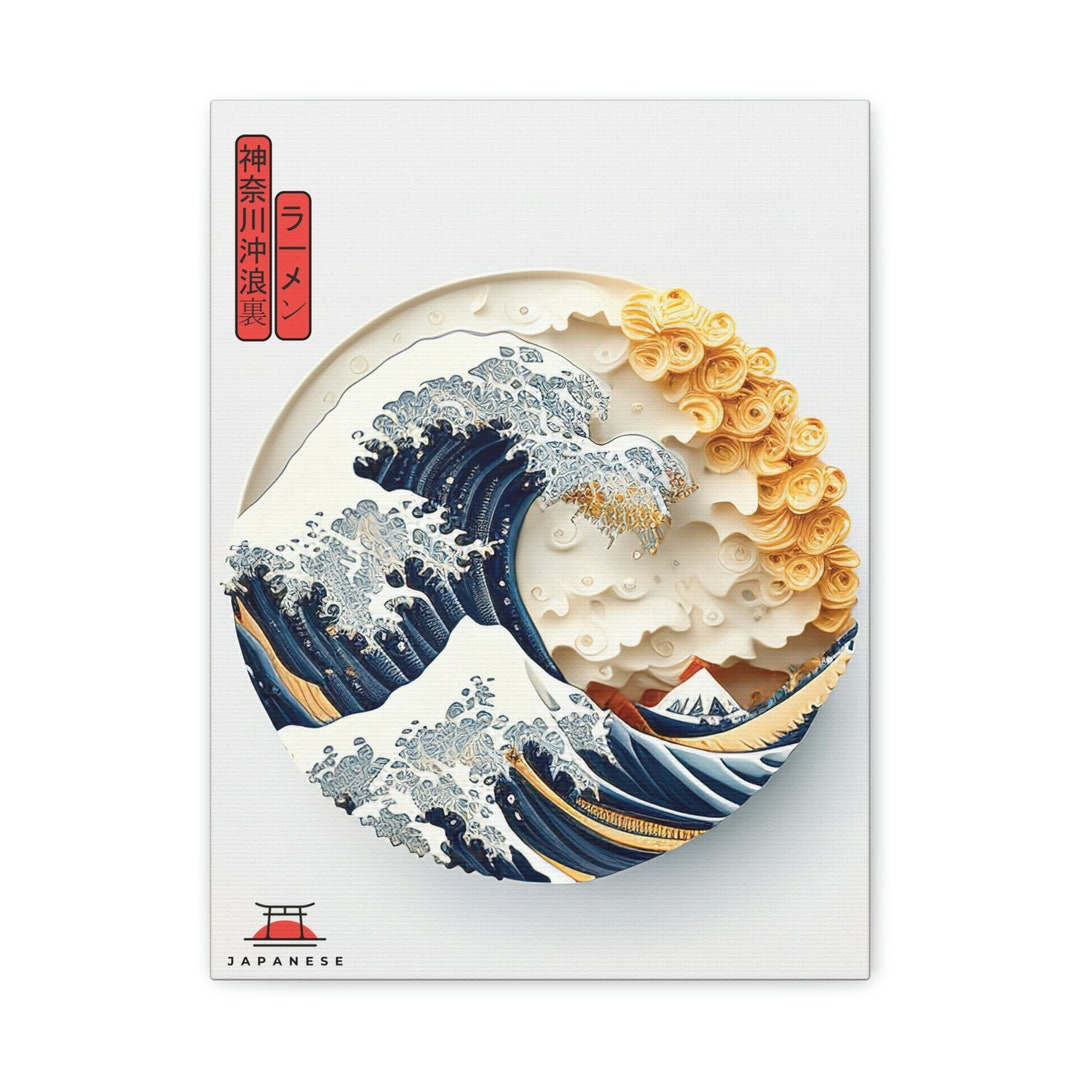 The Great Wave off Kanagawa, Great Ramen off Kanagawa Ramen Noodle ...