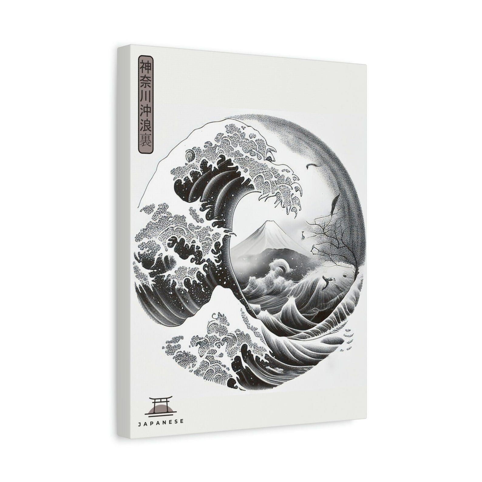 The Great Wave off Kanagawa Japanese Art Canvas Print No:8 | the Great ...