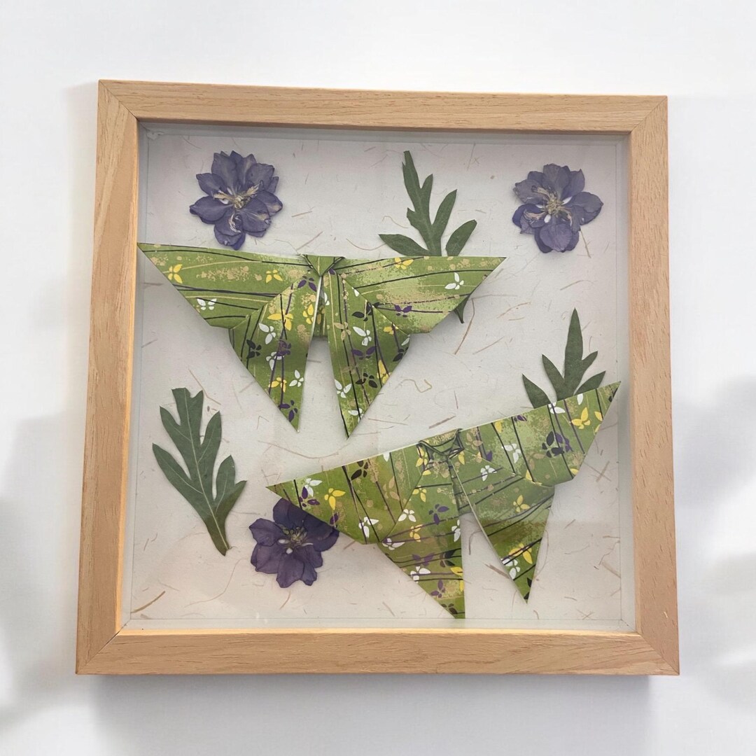 Origami Butterfly Shadow Box - Etsy