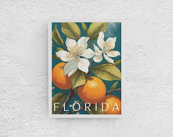 Florida Orange Blossom Ink Sketch Print / Printable / Art / Digital ...