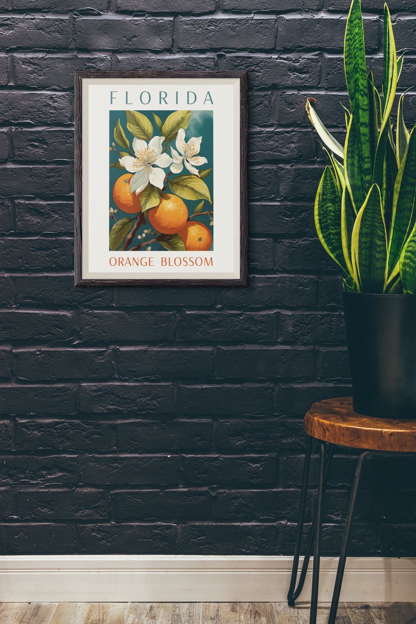 Instant Download Florida State Flower Poster Print | Orange Blossom - Etsy