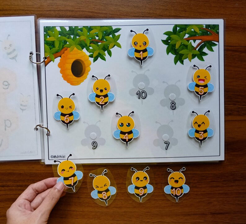 Basic Learning Workbook Busy Book Interactive Learning Material for ...