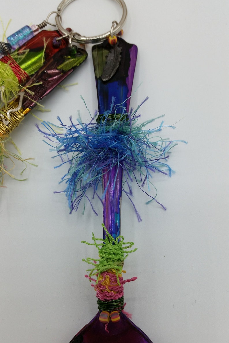 Birds of a Feather Metal Dyed Wall Art Handmade From Vintage - Etsy