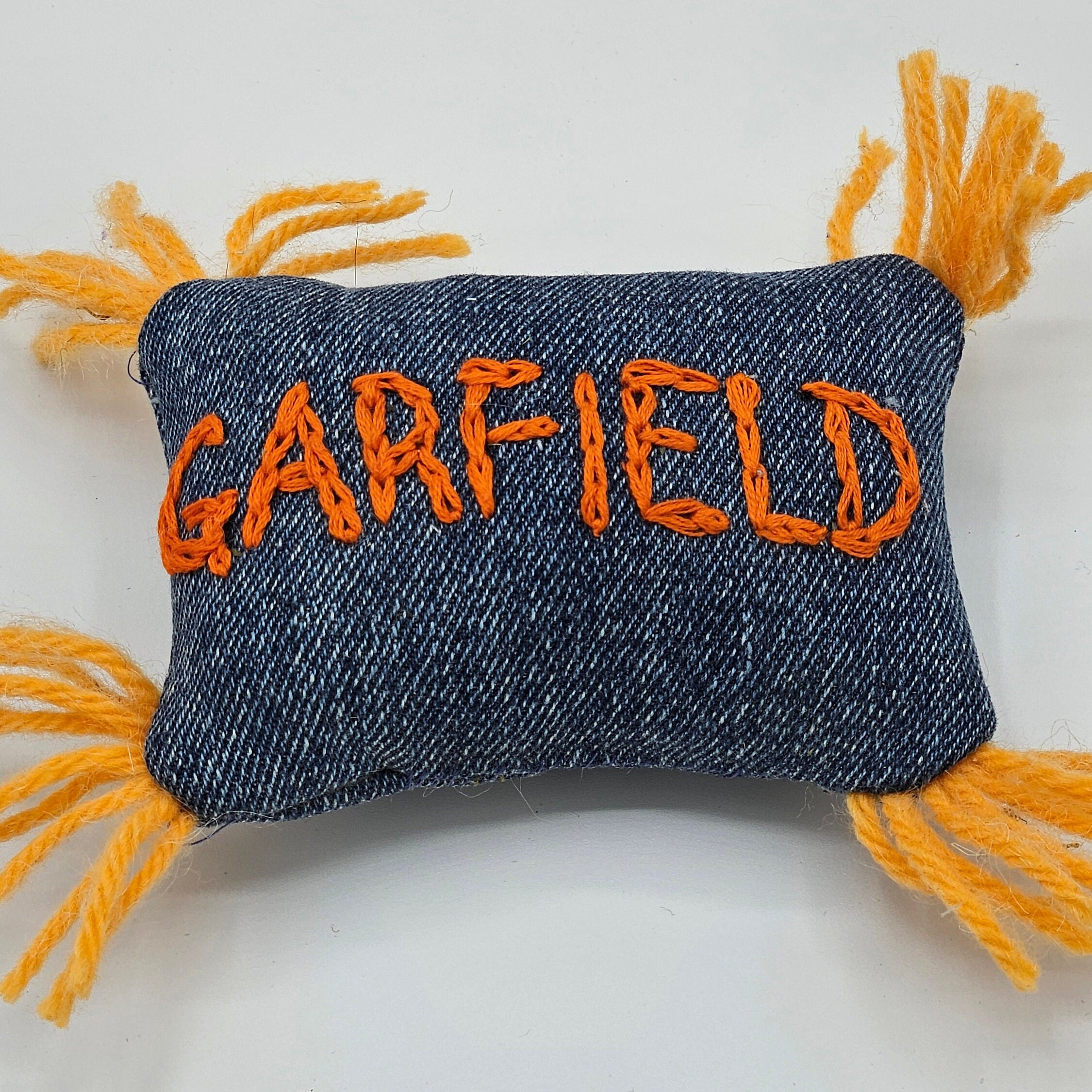 Your Cat's Names on Set of 3 Catnip Toys Handmade From - Etsy