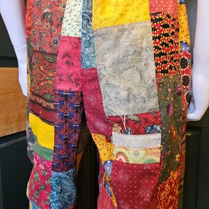 Patchwork Pants Handmade From Vintage Fabric, Womens M, Waist 30-31 ...
