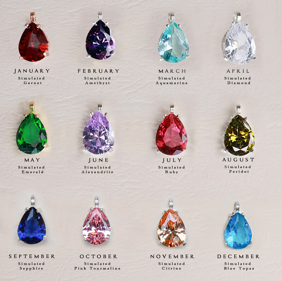 Alexandrite Birthstone Necklace, Gold Alexandrite Birthstone Necklace ...