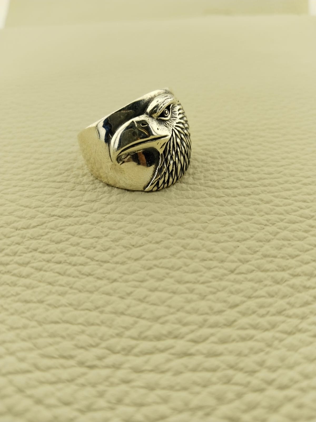 925 Sterling Silver Eagle Head Ring, Eagle Handmade Sterling Silver Men Ring, American Eagle ...