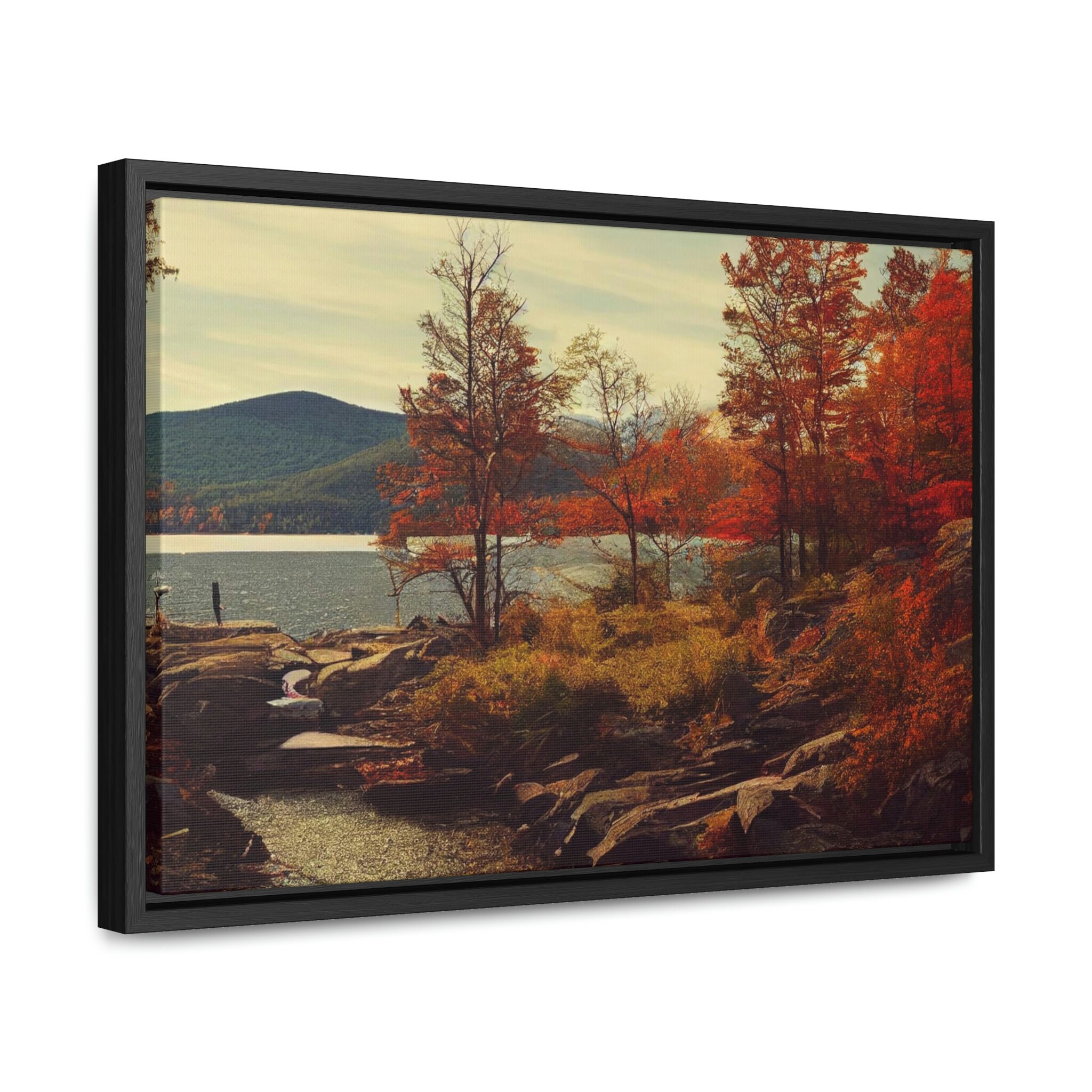 Autumn Painting Wall Art | Landscape Gallery Canvas Forest Large Canvas ...