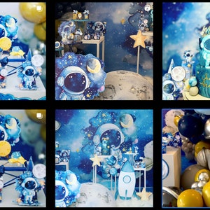 Watercolor Space Guy - Cute Astronaut Space Themed Nursery Decor Prints ...