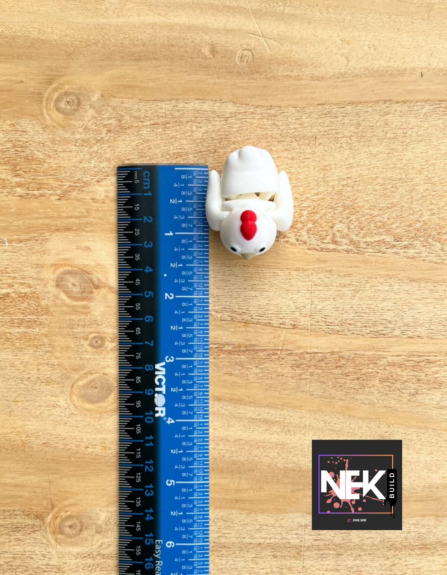 3d Printed Chicken, 3d Chicken Fidget, 3d Printed Fidget, Articulated ...