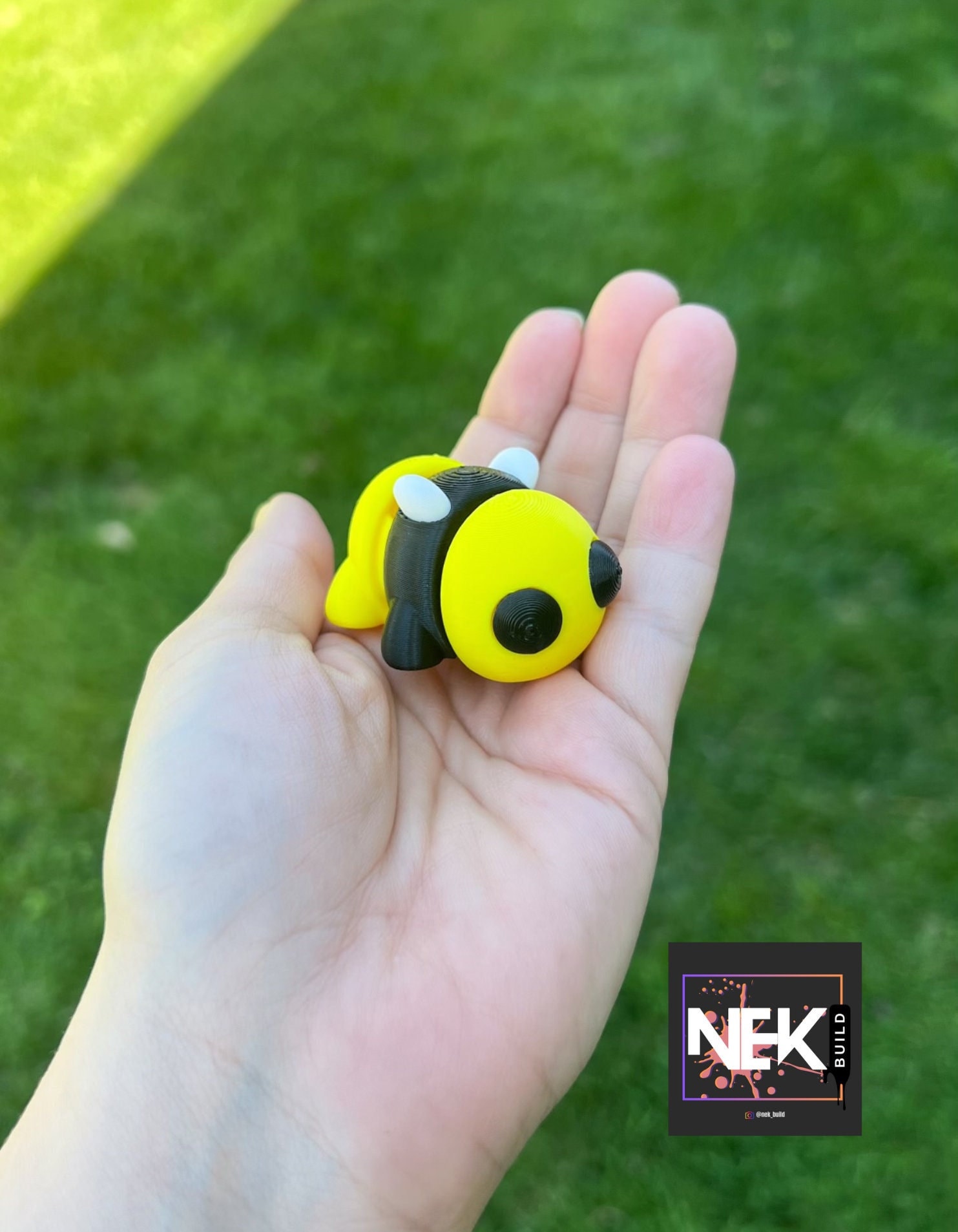 3d Printed Bee, 3d Printed Fidget, Articulated Bee, Bee Figurine ...