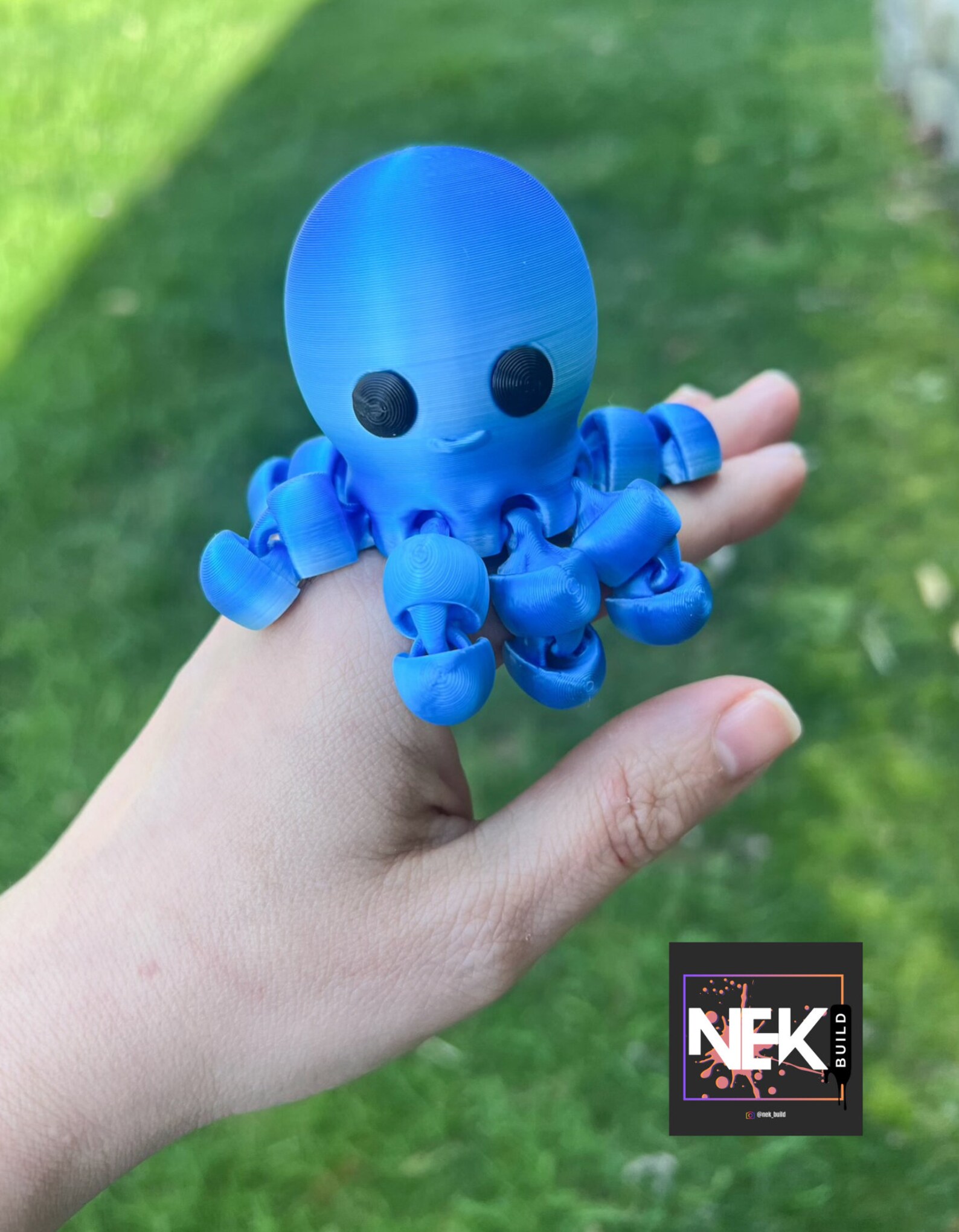 Octopus Fidget, 3d Printed Octopus, Articulated Octopus, Articulated ...