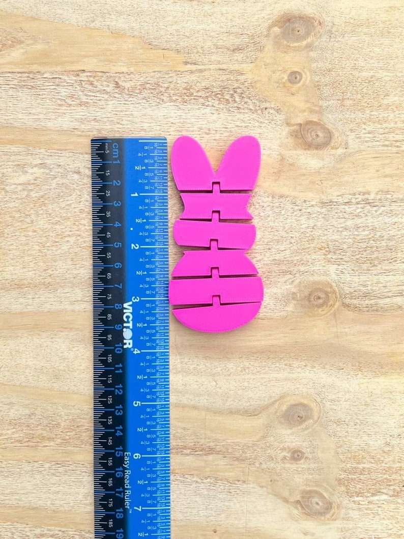 3d Printed Bunny, 3d Printed Fidget, Easter Basket Stuffers, Easter ...