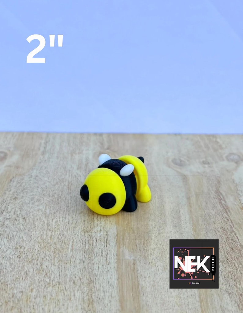 3d Printed Bee, 3d Printed Fidget, Articulated Bee, Bee Figurine ...