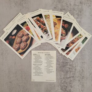 Vintage Betty Crocker Recipe Cards Set of 5 Without Divider Card, Gift ...