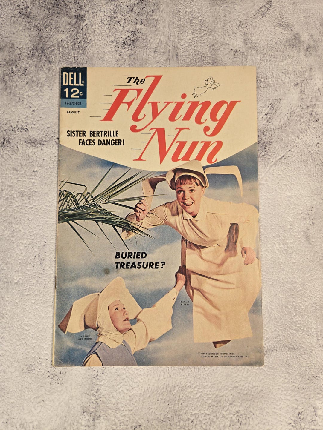 The Flying Nun 1968 #3 Dell Comics Sister Bertrille Faces Danger - Etsy